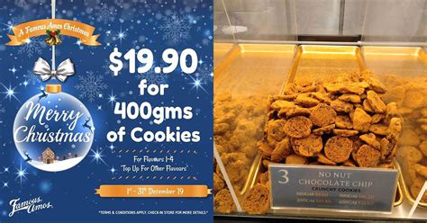 Famous Amos Now Selling 400g Of Cookies For Only 1990 Till Dec 31