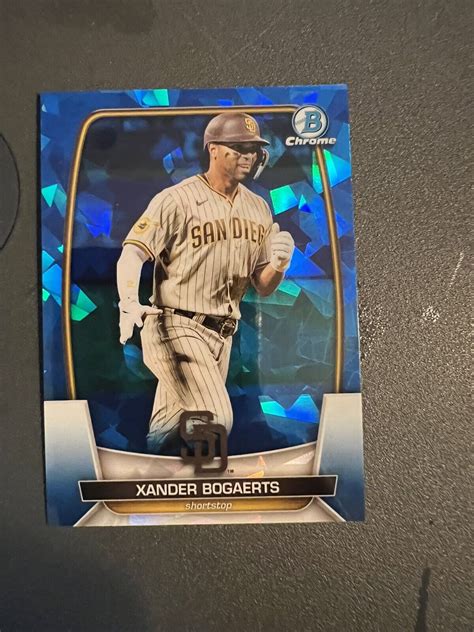 2023 Bowman Chrome Sapphire San Diego Padres Xander Bogaerts 27 Ebay