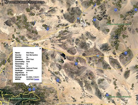 Abandoned Mines California Map