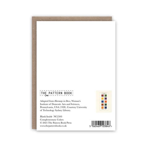 Complementary Colors Notecard Set The Pattern Book Complementary Colors Notecard Set The Pattern Book