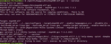 linux msp430fr5994 error on building dependencies and target msp low power microcontroller