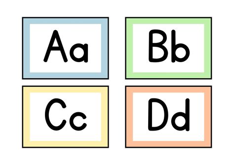 Free Printable Alphabet Flashcards Upper And Lower Case Free Printable