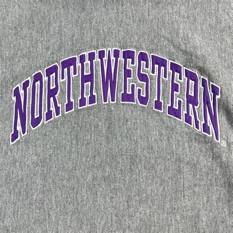 Vintage Vintage Northwestern University Hoodie Sweatshirt Xl Gray Grailed