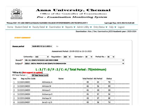 Dpco Cs Good Anina University Anna Universily Chemmai Office Of The Controller Of
