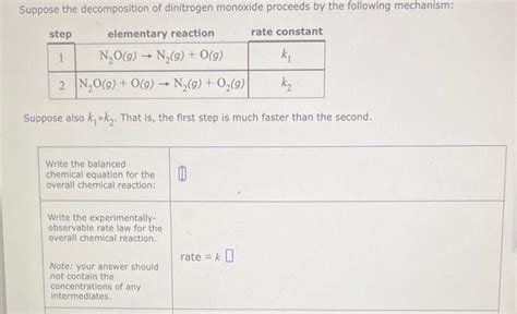 Solved Suppose Also K1≫k2 That Is The First Step Is Much