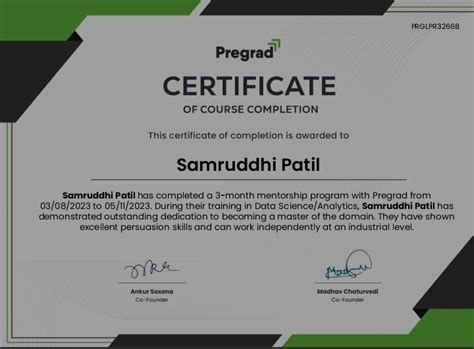 samruddhi patil on linkedin achievement learningjourney ai datascience