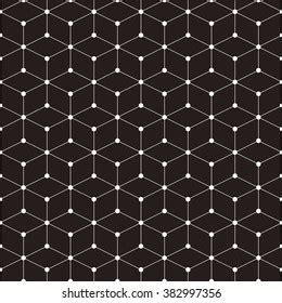 Hexagonal Grid Designvector Seamless Pattern Stock Vector Royalty Free Shutterstock