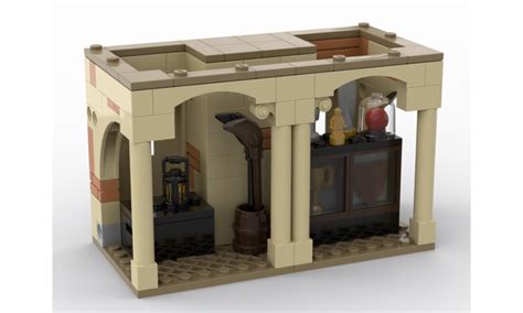 Lego Moc 76395 Hogwarts Alcove With Statue By Neits89 Rebrickable