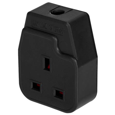 Lga Selectric 13a 1 Gang Trailing Socket Black 9128b Cef