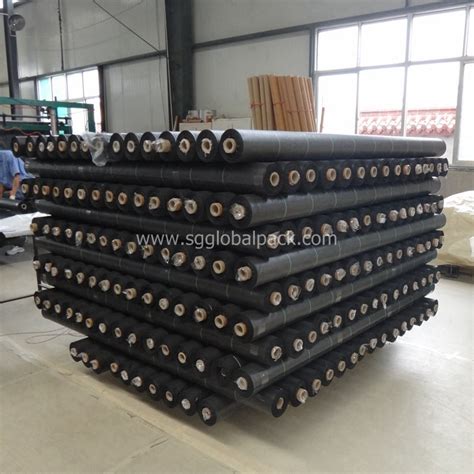 Grs Sgs Approved China Supplier Anti Uv Pp Woven Geotextile Black Ground Cover Landscape Weed