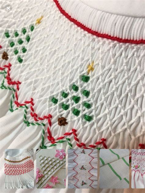 Christmas Tree Smocking Pic Only Smocking Plates Sewing Crafts