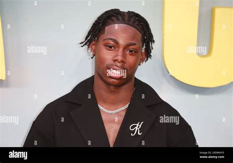 Ky Mani Carty Attends The Uk Premiere Of Supacell At Odeon Luxe West