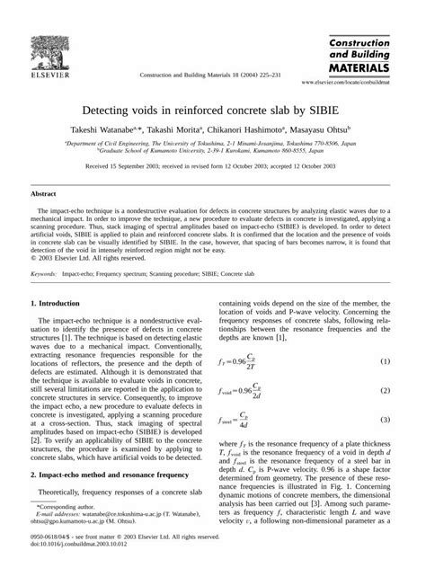 Pdf Detecting Voids In Reinforced Concrete Slab By Sibie Dokumen Tips