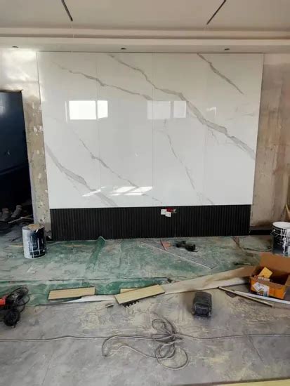 Interior Wall Cladding Water Proof Pvc Composite Uv Printing Pvc Marble