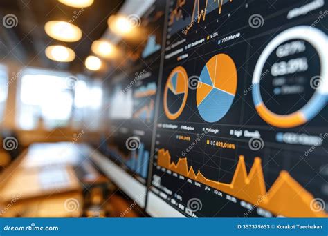 a computer screen with many different graphs and numbers stock image image of crypto analytic