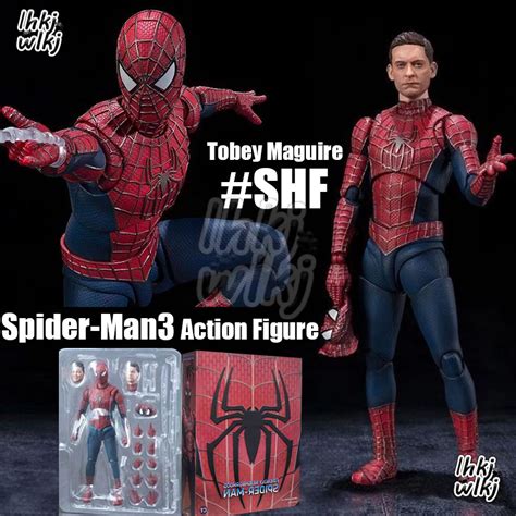 S H Figuarts Spiderman Action Figure Tobey Maguire Spider Man 3 No