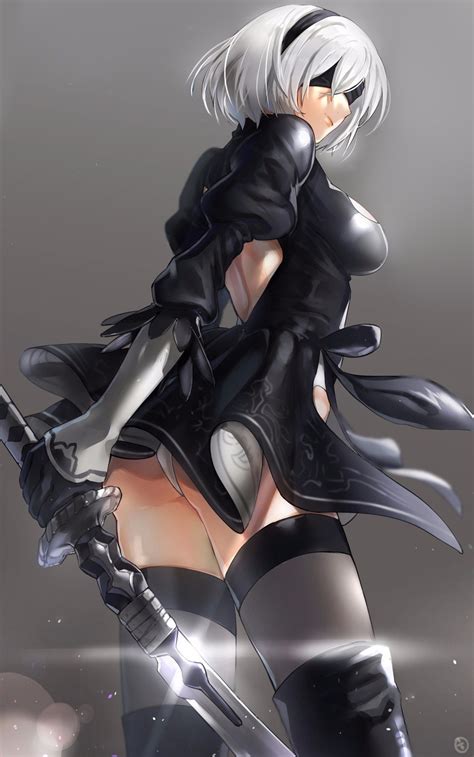 Yorha No Type B Nier And More Drawn By Hieung Danbooru