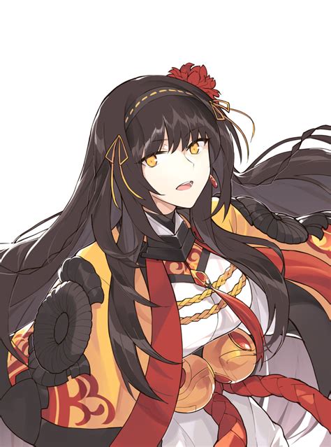 Safebooru 1girl Bangs Black Hair Breasts Character Request Collar