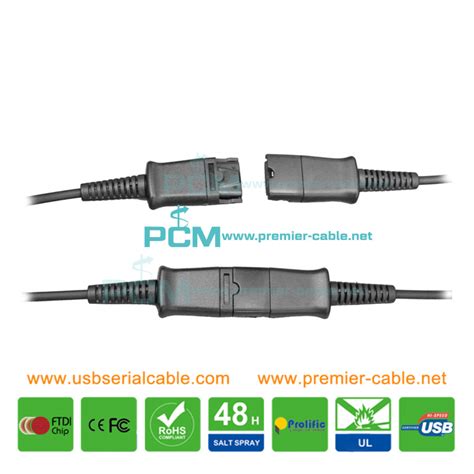Compatible Qd To Qd 1 To 2 Headphone Spillter Cablepremier