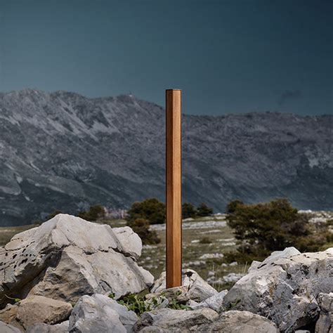 Pedestrian Post Monsieur Cyria Mobilier Urbain Parking Prevention Access Control Steel