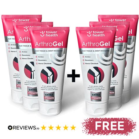 Arthrogel Soothing Muscle And Tissue Massage Gel 200ml Tower Health