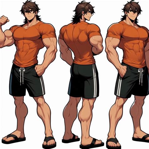 Chicos De Anime Dibujos De Hombres Musculosos Deporte