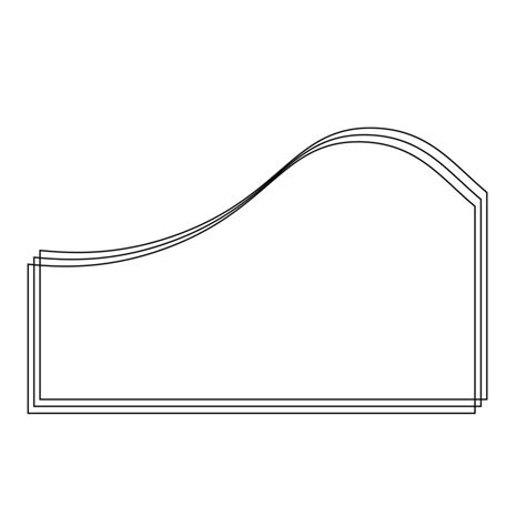 Vector Monoline Wave Abstract Shape 21839649 Vector Art At Vecteezy