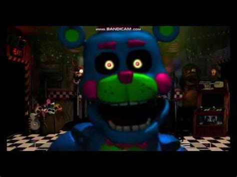 Rejected Custom Night Blacklight Rockstar Freddy Jumpscare Youtube
