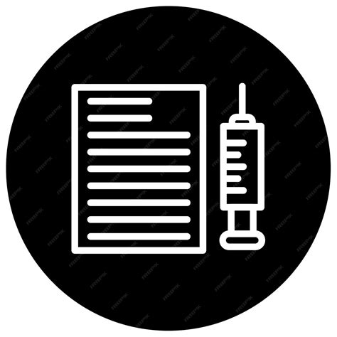 Premium Vector Immunization Record Vector Illustration