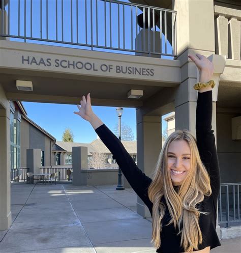 I Am Elated To Share That I Have Been Accepted To The Walter A Haas