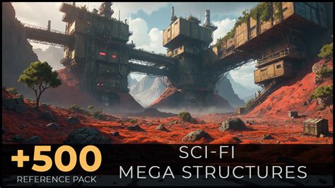 Artstation 500 Sci Fi Megastructures Concept Art References 8k