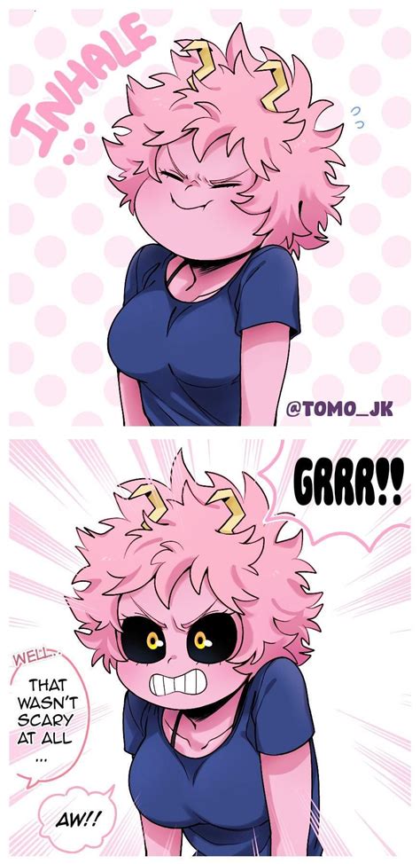 Mina Trying To Be Scary By Tomo Jk My Hero Academia My Hero Academia