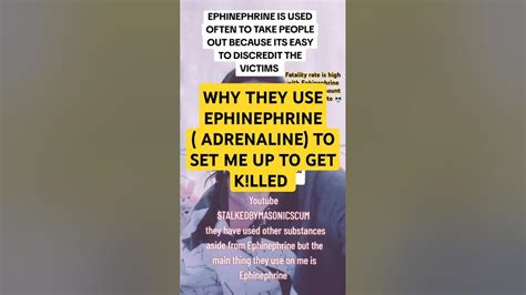 Ephinephrine Is Often Used To Take People Out Because The Fatality Rate