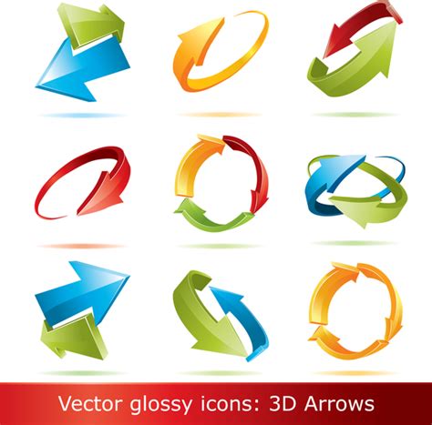 3d Arrow Vector At Getdrawings Free Download
