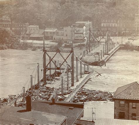 The Northampton Street Free Bridge Between Easton And Phillipsburg Was