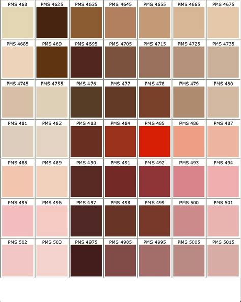 Nuancier Pantone Marron Rose Beige Pantone Color Guide Pantone Color