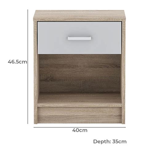 Lunaco Lam Bedside Table Temple And Webster