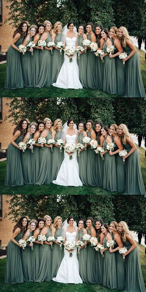 Sage Green Bridesmaid Dresses Sleeves At Charles Alejandre Blog
