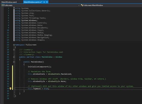 C Tutorial Going Fullscreen A HOBBIT S HOME