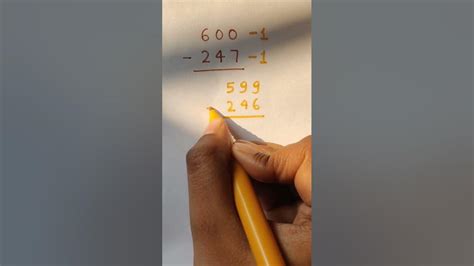 Subtraction Trick Subtraction Subtractiontricks Shorts Mathstricks Viralvideo Ytshorts