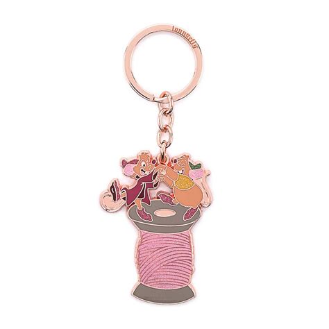 Loungefly Disney Cinderella Jaq And Gus Spool Keychain Radar Toys