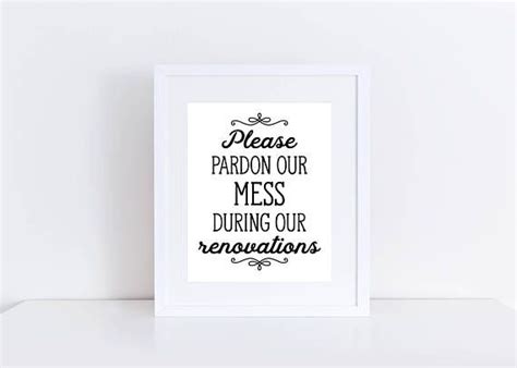 Please Excuse Our Mess Printable Sign Printable Templates