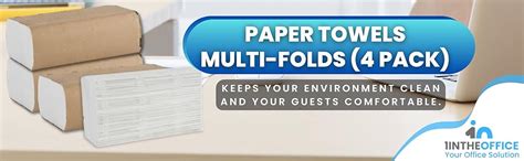 1intheoffice Multifold Paper Towels Paper Hand Towels For