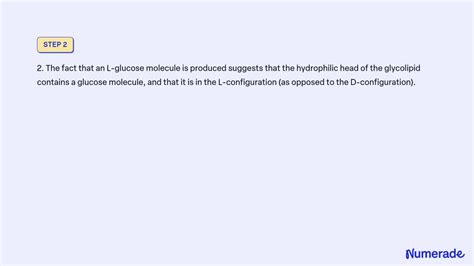 Solved Mild Hydrolysis Of A Glycolipid Produces An L Glucose Molecule