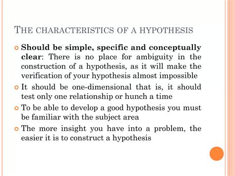 Contructing Hypothesis Pdf
