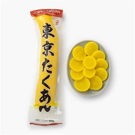 Radis Blanc Daikon Mariné 500g Takuan Irasshai