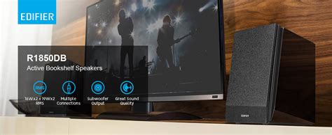 Edifier R1850db Active Bookshelf Speakers With Bluetooth And Optical