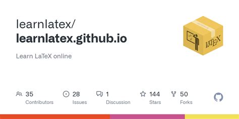github learnlatex learn latex online