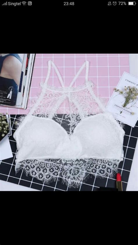 Black Lace Bralette Womens Fashion New Undergarments And Loungewear On