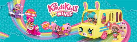 Kindi Kids Minis Rainbow Besties - 3 Collectable Posable Bobble Head ...